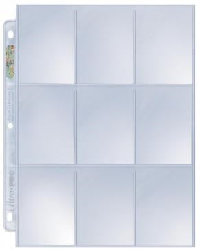 Ultra Pro Binder Pages 9 Pockets Platinum Series 100ct – SP Shop